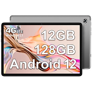 TECLAST Tablet 10 inch Android 12 Tablets, P40HD 12GB+128GB Tablet, 8 Core Android Tablet with 1TB Expand, 1920 * 1200 IPS, 2.4G/5G WiFi, Bluetooth, GPS, 6000mAh, Dual Camera Speaker