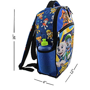 Paw Patrol Pups Boy's 16 Inch School Backpack (One Size, Blue)