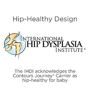 Contours Baby Carrier Newborn to Toddler | Journey 5 Position Convertible Easy-to-Use Baby Carrier with Pockets for Men and Women, Face In, Face Out, Front, Back & Hip (8-45 lbs) - Graphite Gray