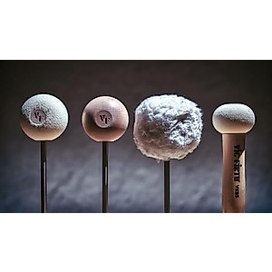 Vic Firth VICKICK BASS DRUM BEATER-- Medium-hard Felt, Radial Head