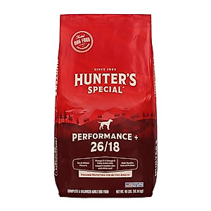 Hunters Special Performance Plus Dog Food 26/18 - Focused Nutrition for Active Adult Dogs, 40 lbs.