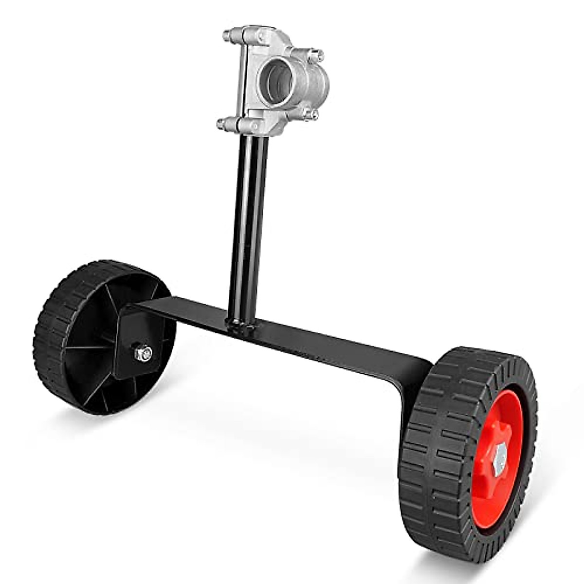 KALAWW Adjustable String Trimmer Support Wheel Attachment 26mm(1 inch) and 28mm(1.1 inch) for Weed Trimmer Gas String Trimmer Petrol/Electric Brushcutter Strimmer