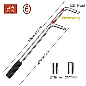 IMAYCC 2 Ton(4409 lbs) Car Jack Kit,Heavy-Duty Scissor Jack for Car Lifting,Portable Tire Changing Kit with Lug Wrench for Auto/SUV/MPV