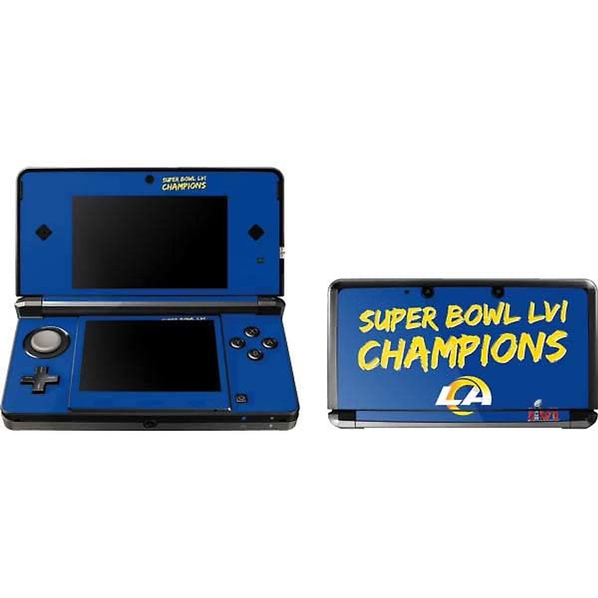 Skinit Decal Gaming Skin Compatible with 3DS (2011) - Officially Licensed NFL Super Bowl LVI Champions Rams Design