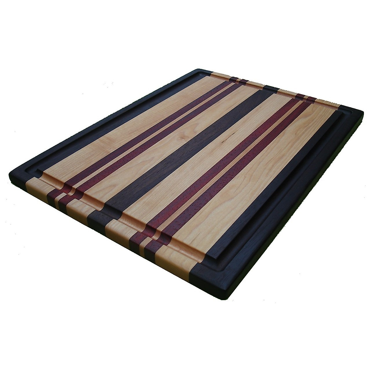 Highlight Series Extra-Large Cutting Board - Walnut, Maple & Padauk