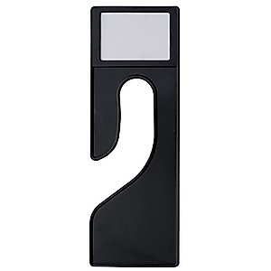 NAHANCO 275E Deluxe Black Clothing Size Divider, Large, King Size (Bulk Pack of 200)