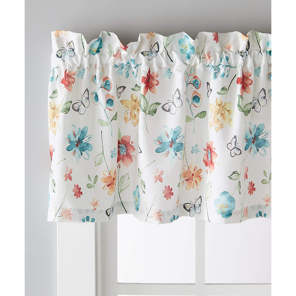 SKL Home Floral Dance Valance, 58 in x 13 in, Multicolored