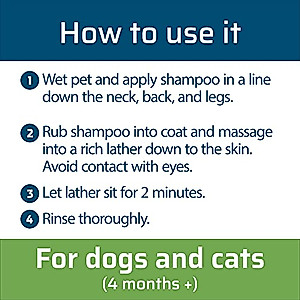 Wondercide - Flea & Tick Shampoo for Dogs and Cats - Flea and Tick Killer Treatment with Natural Essential Oils - for Pets Over 4 Months - Powered by Plants - 12 Fl oz