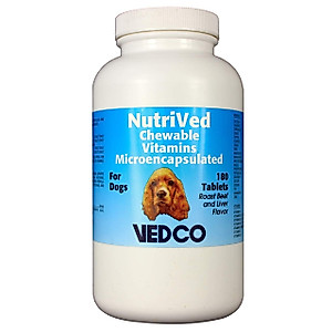 Vedco NutriVed Chewable Vitamins for Dogs 180 Tablets