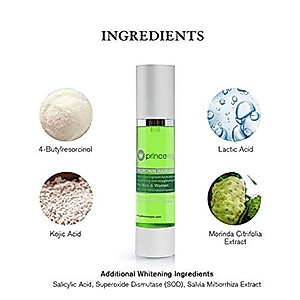 Princereigns Ingrown Hair Serum - Organic Razor Bump & Redness Solution for Men & Women, Ideal for Face, Bikini, Legs, Underarm, Prevents Future Ingrown Hairs, No Alcohol or Oils - 2 Fl. Oz