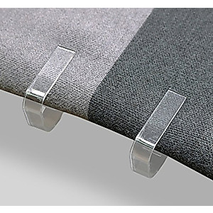 DurReus Clear Plastic Tablecloth Clips Outdoor Party Picnic Table Cover Clamps Household Table Cloth Holders(48 Pack)