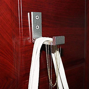 Hovico Foldable Wall Hook, Coat Hooks Garage Hook Wall Mounted Hat Hangger Hooks Robe Hook Single Coat Hanger (Silvery)