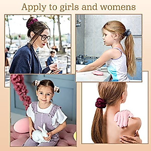 12 Pcs Big Hair Scrunchies Velvet Elastic Hair Bands Scrunchy, Large Hair Scrunchies for Women's Hair, Hair Ties Scrunchie Accessories Valentine's Day Christmas Gifts for Women Teenage Girls