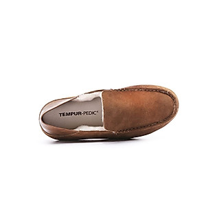 TempurPedic Tatum Mens Slip On 12 2E US Chestnut