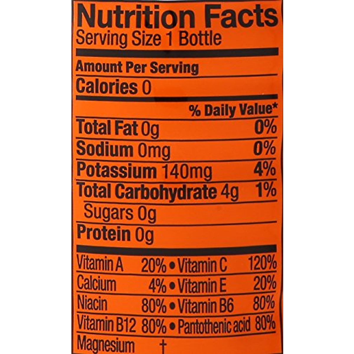 Vitaminwater Zero Rise Water, 16.9 Fl Oz (pack of 6)