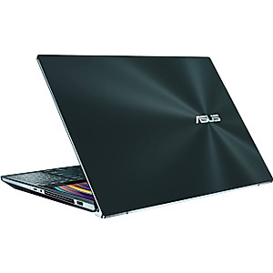 ASUS ZenBook Pro Duo Gaming & Business Laptop (Intel i9-9980HK 8-Core, 32GB RAM, 2TB m.2 SATA SSD, RTX 2060, 15.6" 60Hz Touch 4K Ultra HD (3840x2160), WiFi, Bluetooth, Win 10 Pro) (Renewed)