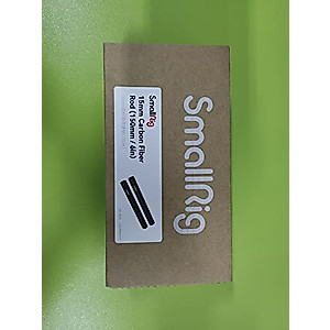 SmallRig 15mm Carbon Fiber Rod for 15mm Rod Support System (Non-Thread), 6 inches Long, Pack of 2-1872