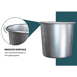 Lot 10 Seamless Metal Votive Candle Molds