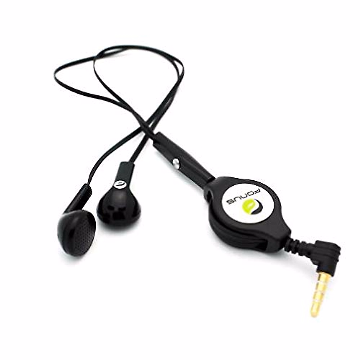 Retractable Earphones Headphones 3.5mm w Mic Hands-Free for Moto G Stylus, Headset Handsfree Earbuds Earpieces Compatible with Motorola Moto G Stylus