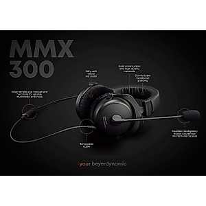 beyerdynamic MMX 300 (2nd Generation) Premium Gaming Headset (Renewed)