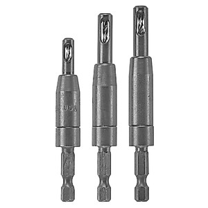 BOSCH Self-Centering Drill Bit Set + Impact Tough Quick Change Bit Holder