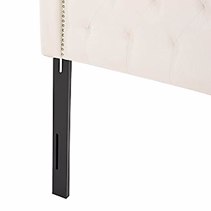 Christopher Knight Home Killian Fabric Headboard, Queen / Full, Ivory