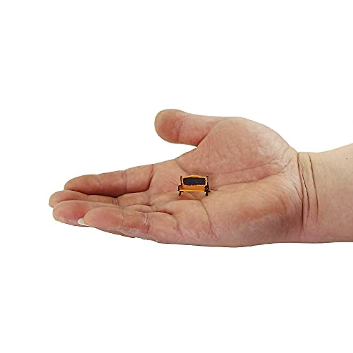 Evemodel ZY35087OB 12pcs Model Train Platform Park Street Seat Bench Chairs Settee 1:87 HO Scale