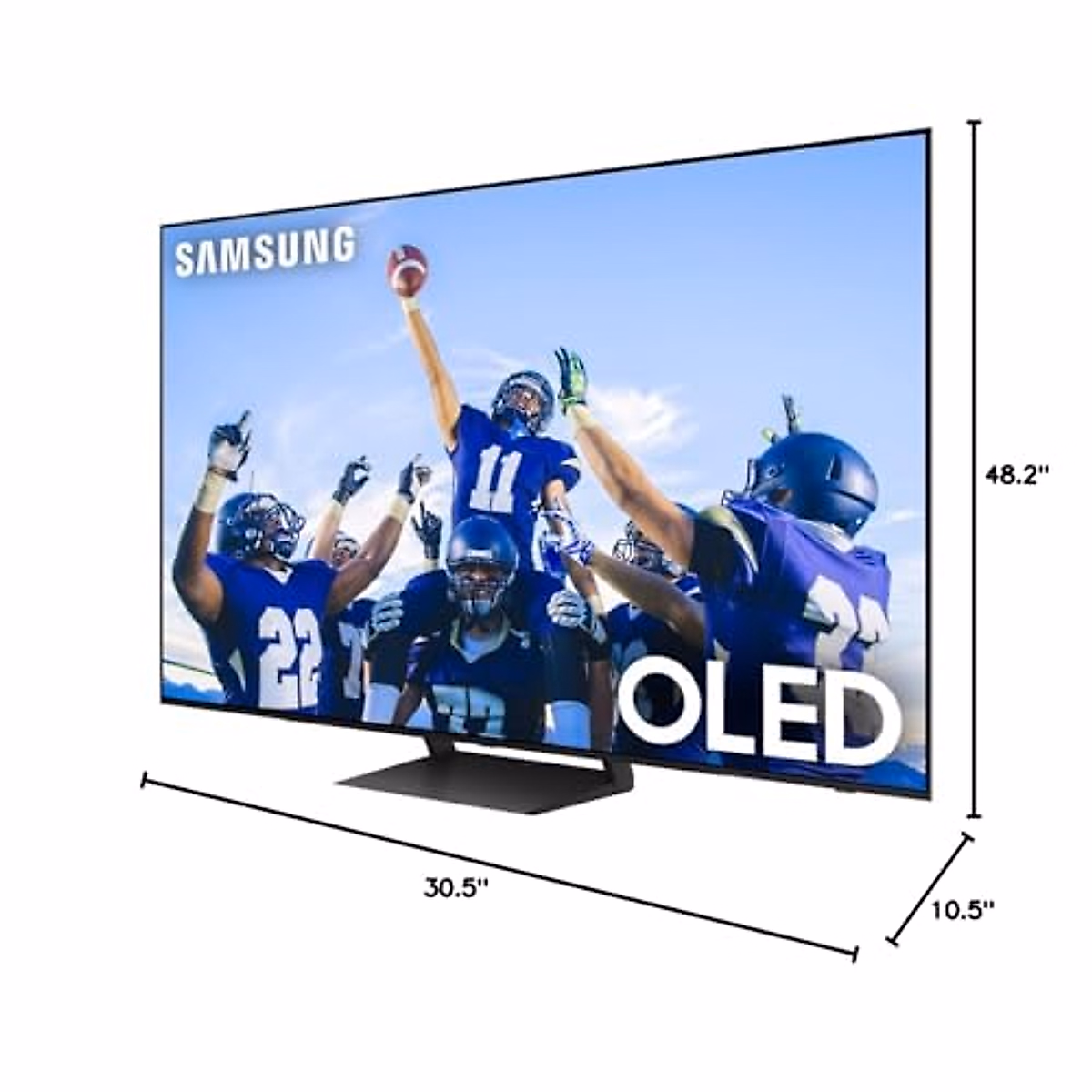 SAMSUNG QN55S90CAFXZA 55 Inch 4K OLED Smart TV with AI Upscaling with a HW-Q60B 3.1ch Soundbar and Subwoofer with DTX Virtual:X (2023)(USED)