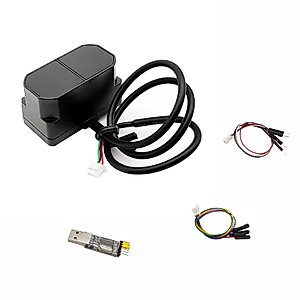 youyeetoo TFmini Plus Lidar Sensor Module Single-Point Ranging Module 0.1-12m Measurement Range Distance, for Drone Industrial Sensing Robot Smart Home Support I/O, UART and I2C