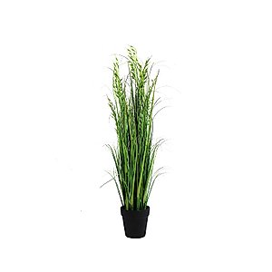 GEPLS 37.5"/90CM Faux Wheat Grass Faux Plant Onion Grass Home Decor Plants Green Shrubs Plastic Plant for Home House Office Table Bathroom Indoor Outdoor Decor Bohemian Decor (Green)