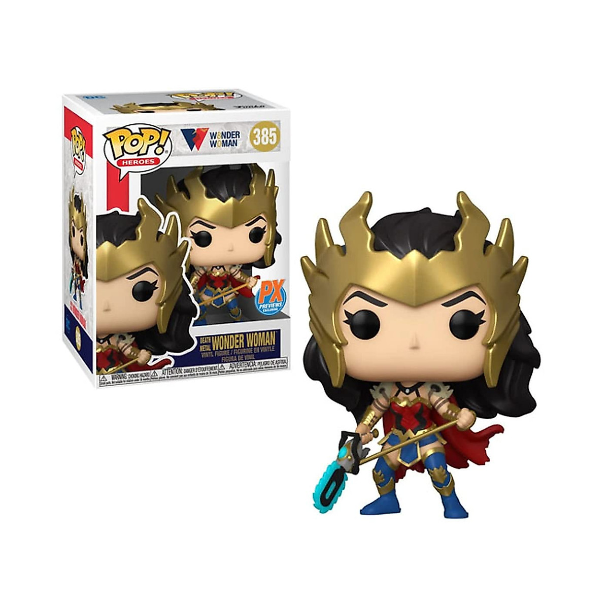 Funko DC Heroes: Death Metal Wonder Woman (PX Previews Exclusive) Pop! Vinyl Figure (Bundled with Compatible Pop Box Protector Case)