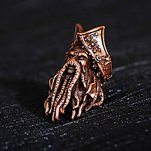 NGOANSK6688 1 Piece/Lot Silver Color Spacer Beads Long Beard Accessories for Bracelets Jewelry (BD632-2)