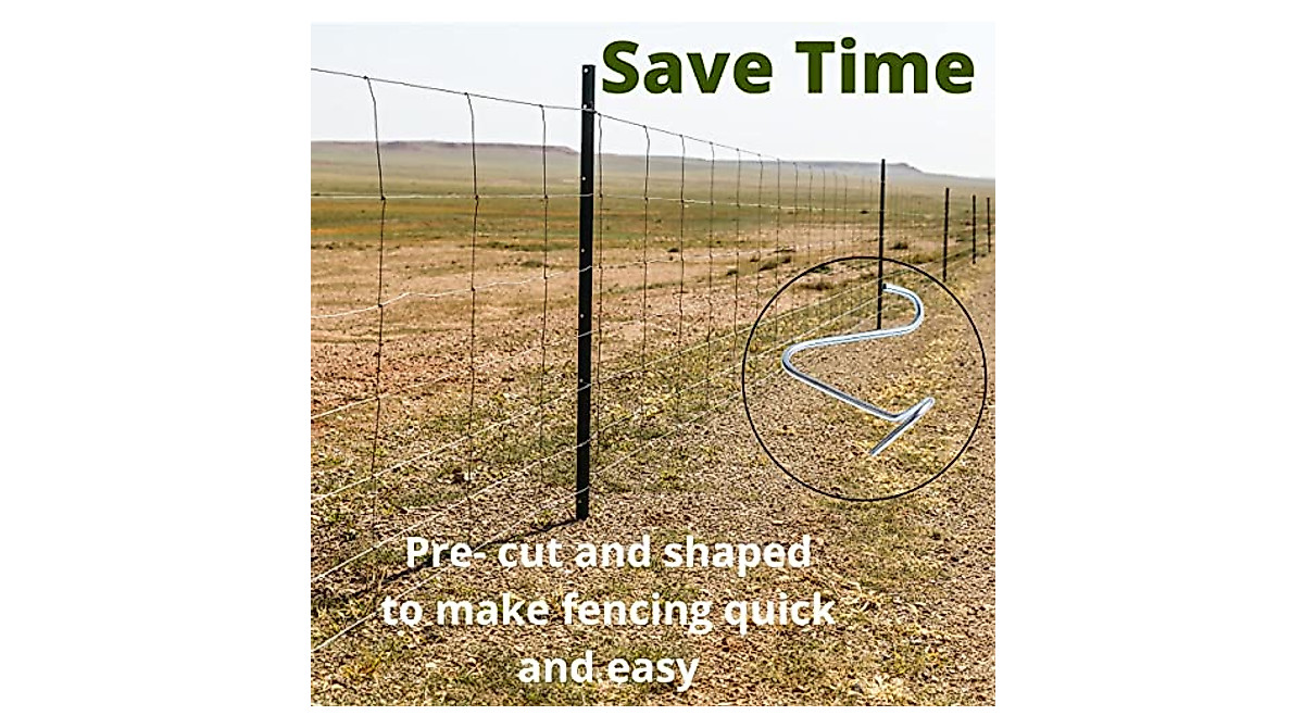 1000 T Post Fence Clips - Secure Your Fencing Easily