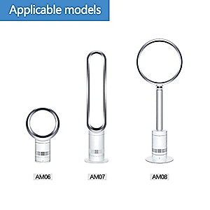 965824-01 965824-02 Air Filter Replacement Remote Control Fit for Dyson Fan Models AM06 AM07 and AM08, Fan Remote with Battery with Magnetic