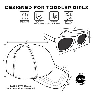 ABG Acessories Girls' Baseball Cap, Peppa Pig Adjustable Toddler Hat Ages 2-4