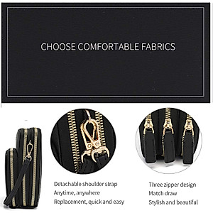 myfriday Touch Screen Crossbody Phone Purse for Women, Rfid Blocking Small Cellphone Shoulder Purse with 2 Adjustable Strap