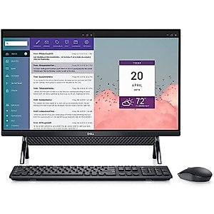 Dell Inspiron 7700 27-inch FHD Display All-in-One Desktop 2022 | 11th Intel i7-1165G7 Intel Iris Xe Graphics | 32GB DDR4 512GB NVMe SSD + 1TB HDD | WiFi 6 Bluetooth RJ45 LAN | Win 11 Pro | Black