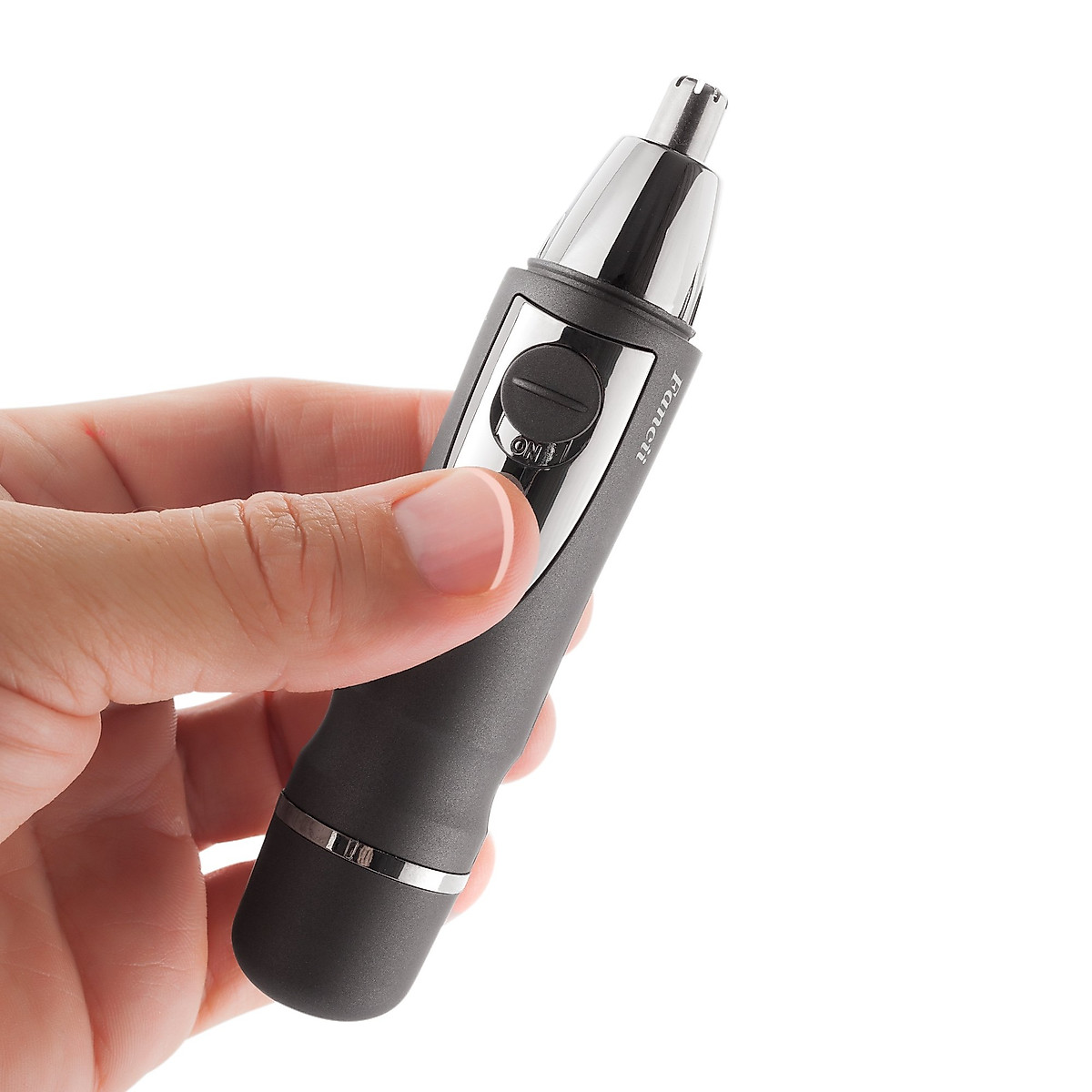 Fancii Professional Nose & Ear Hair Trimmer with LED Light, Water Resistant, Stainless Steel Blades, and Battery Power