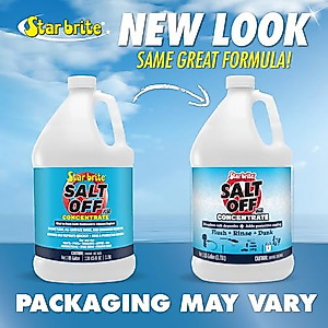 STAR BRITE Salt Off Concentrate - 1 Gallon - Ultimate Salt Remover Wash & Marine Engine Flush for Boats, Vehicles, Trailers, and More (093900N)