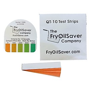 Steramine Quat Test Strips for Food Service, 30 x QT-10, Test Strips to Measure 0-400 ppm, for Testing Sanitizing Solutions Made with Steramine Quaternary Tablets, Hydrion QT-10E, 2 x Envelopes