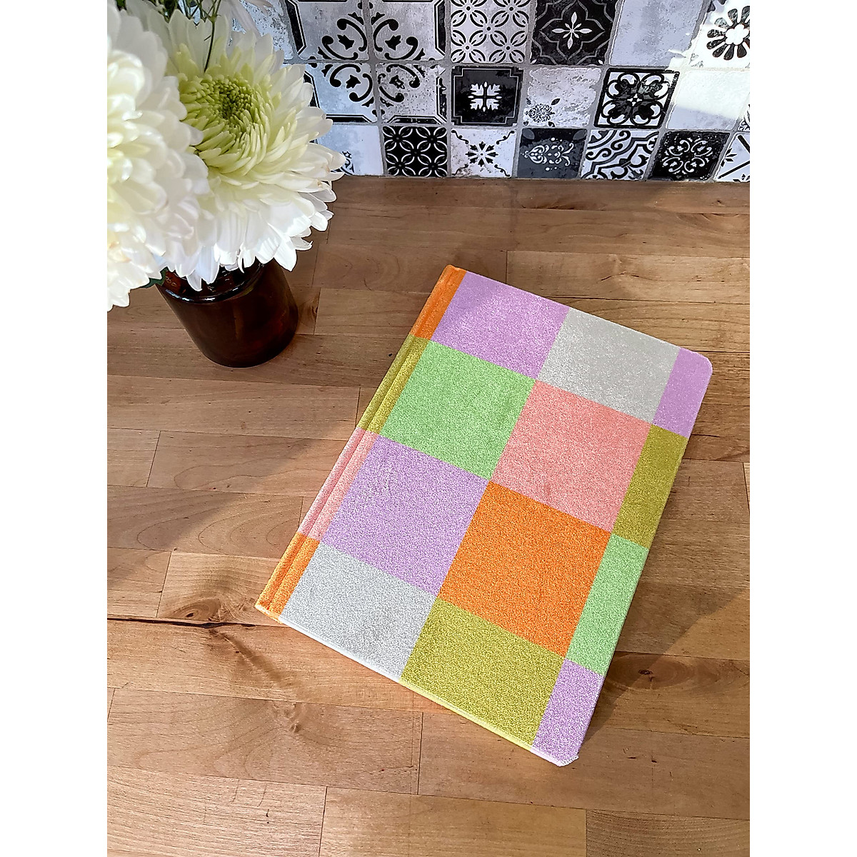 DesignWorks Ink CHECK - JUMBO VELVET JOURNAL