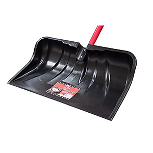Bully Tools 92814 Combination Snow Shovel with Fiberglass D-Grip Handle, 22-Inch