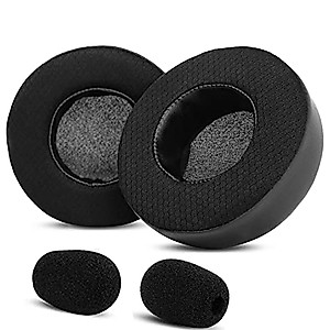 YunYiYi Virtuoso XT Upgrade Cooling-Gel Ear Cushions Compatible with Corsair Virtuoso RGB Wireless SE /Virtuoso XT Gaming Headphones,Hybrid Fabric Memory Foam,Increased Thickness