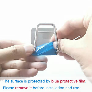 LYART 4Pcs Premium Sink Sponge Holder for Kitchen Sink Caddy Brush - SUS304 Stainless Steel Waterproof Rustproof Quick Drying Strong Self Adhesive (1. Silver X 4Pcs)