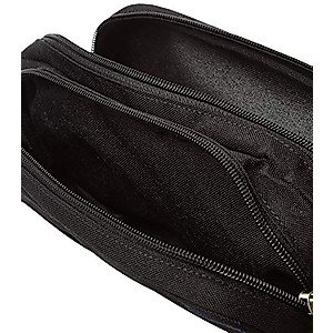 JanSport Large Accessory Pouch - Secure Storage Space for Pens, Power Cords, Pencil Case, Ideal For Everyday Essentials, 1.3L, Black