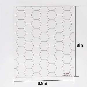 CZYY 1" Square Grid Game Mat and 1" Hex Grid Game Mat
