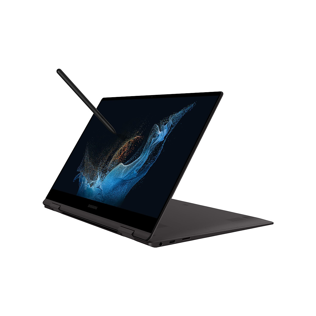 SAMSUNG Galaxy Book2 Pro 360 5G Connectivity 2-in-1 Laptop Computer/Windows 11/13.3” FHD AMOLED Touchscreen / 16GB / 256GB / Snapdragon 8cx Gen 3 Processor/S-Pen, 2023 Model, NP935QNA-KA2TT, Graphite