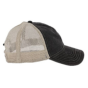 Jeep Garment Washed Trucker Hat - Black