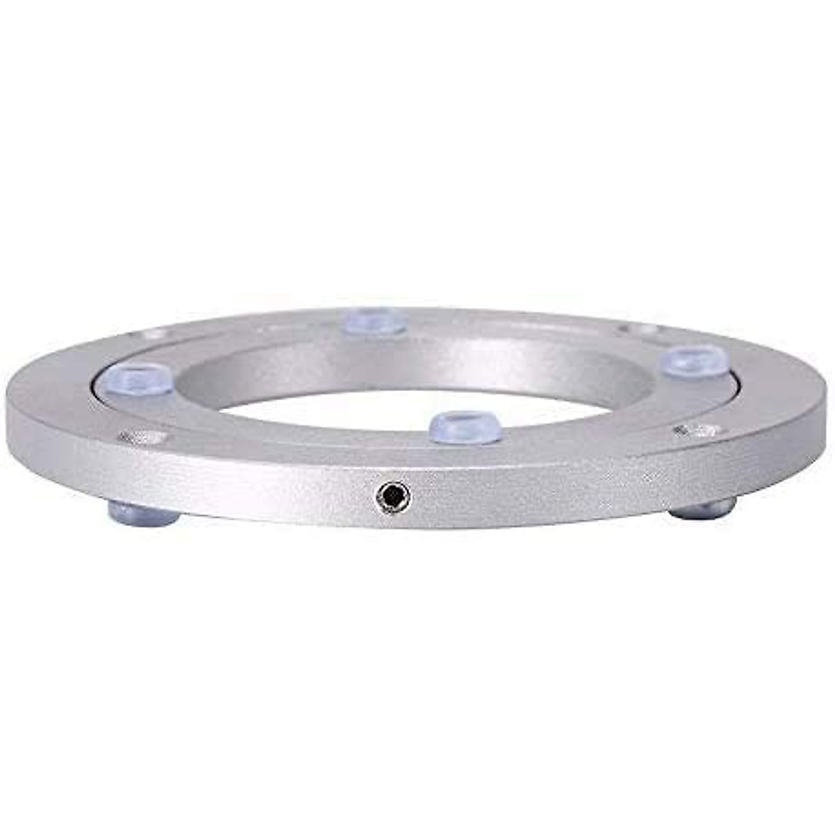 Dining Table Turntable, Heavy Duty Aluminium Alloy Rotating Bearing Swivel Plate Tabletop Round Smooth Turntable for Kaleidoscopes Tabletop Serving Trade Show Displays(10 Inch)