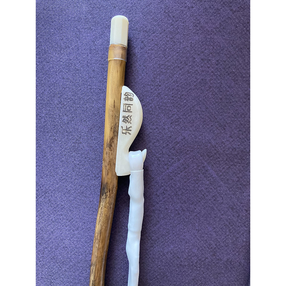 Landtom Erhu Bow, Chinese Violin Bow (Professional Mottled bamboo)